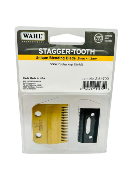 Wahl Stagger Tooth Gold Blade 2161-700 – Shaving Market