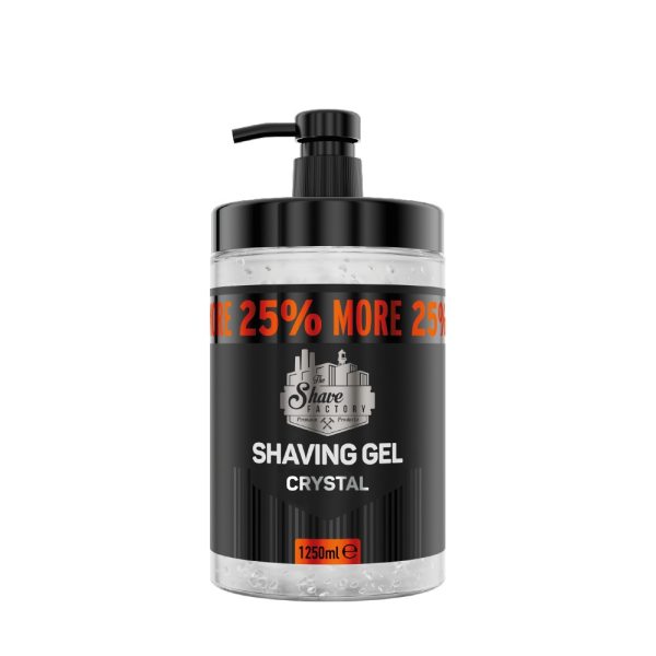 The Shave Factory Shaving Gel 1000ml - Crystal – Shaving Market