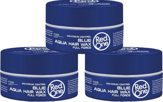 RedOne Blue Aqua Wax Full Force 150ml x 3 Pieces – Shaving Market