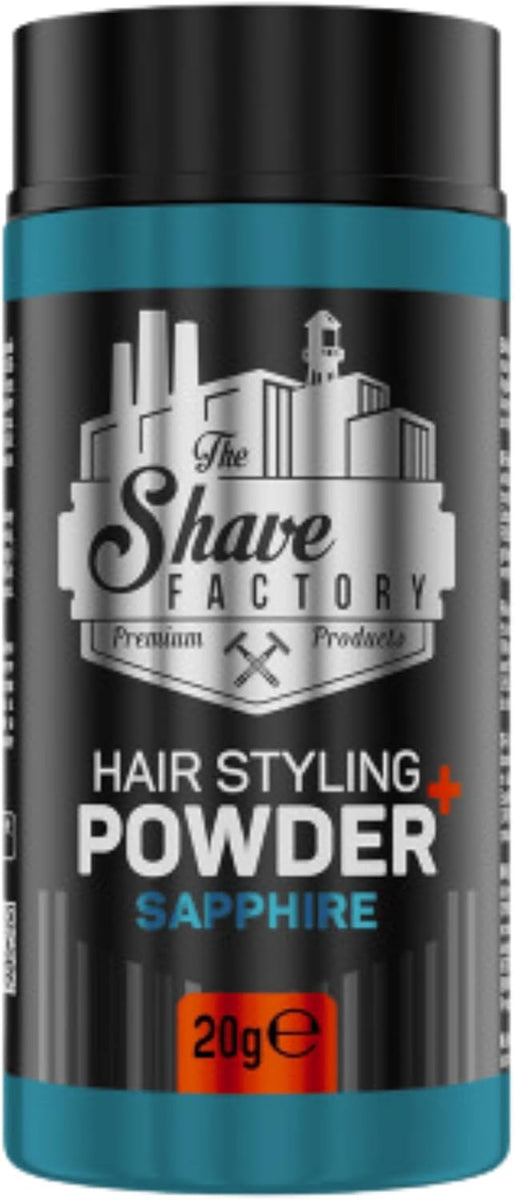The Shave Factory - Hair Styling Powder - Blue Sapphire 20 g – Shaving ...