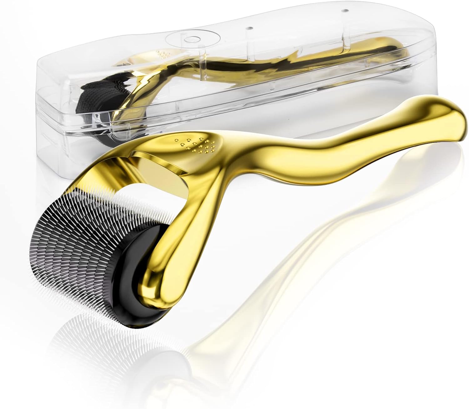 Hyper Derma Roller for Face Titanium Micro-needling Roller, Beard Roll ...