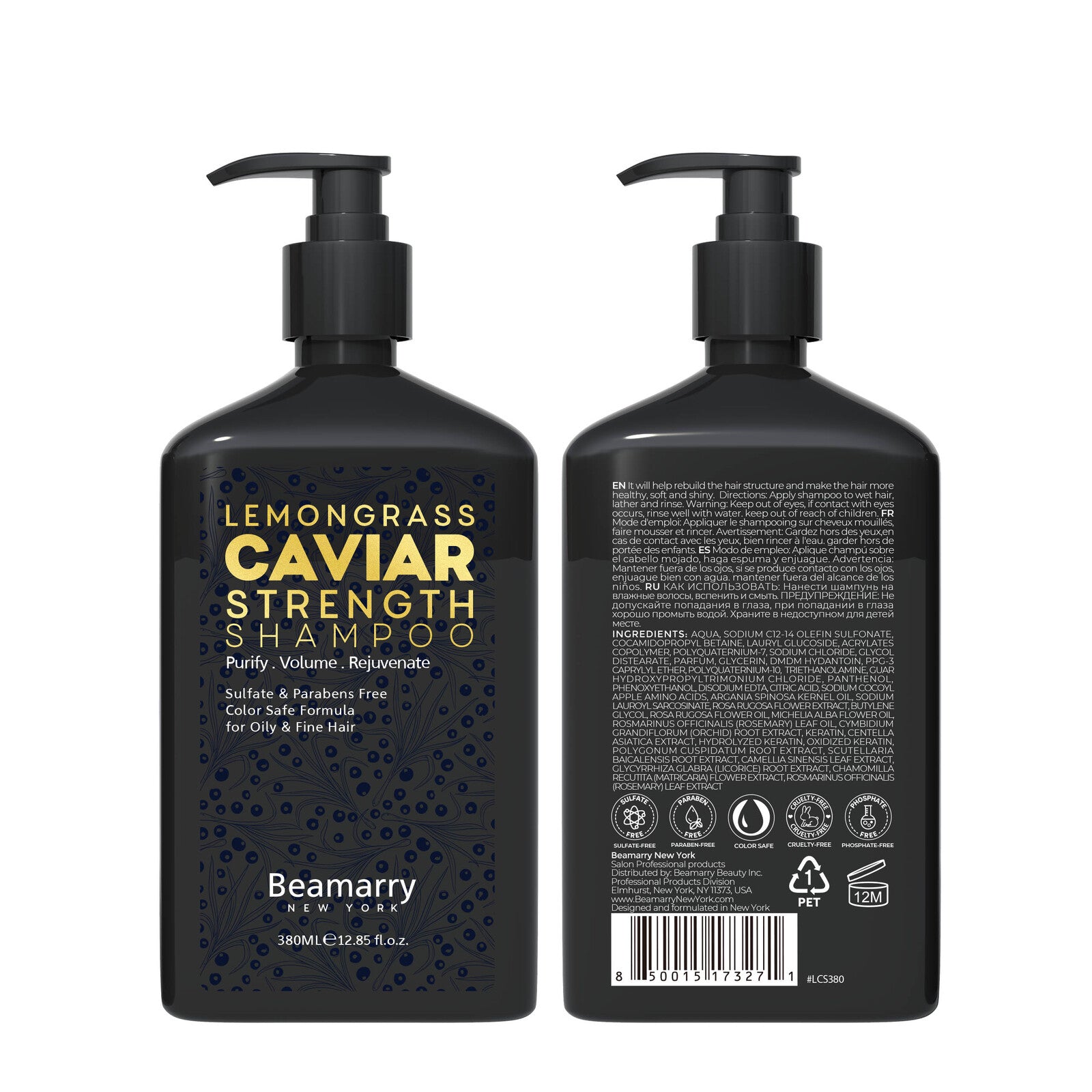Beamarry Lemongrass Caviar Strength Shampoo 380ml – Shaving Market
