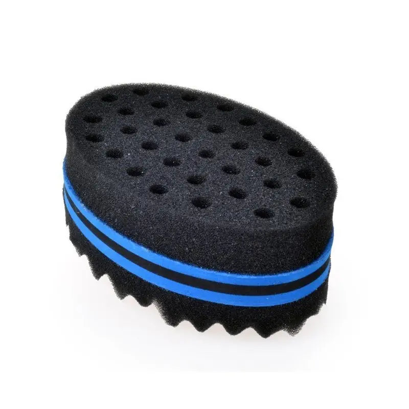 Hair Twist Sponge Big Holes Double-Sided Comb Wave Brush Afro Curling ...