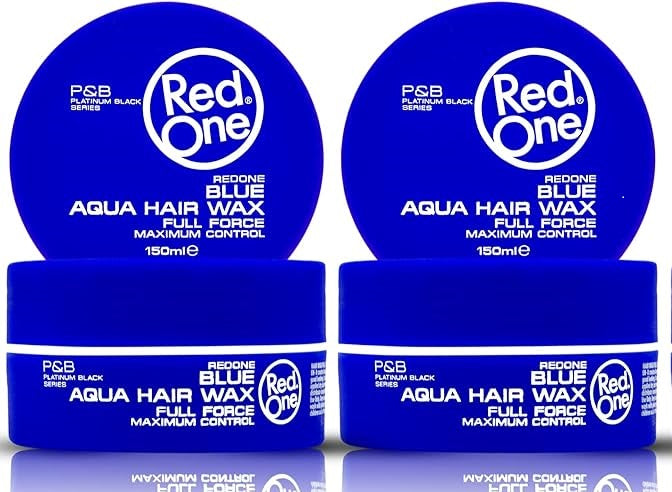 RedOne Blue Aqua Wax Full Force 150ml x 2 Pieces – Shaving Market