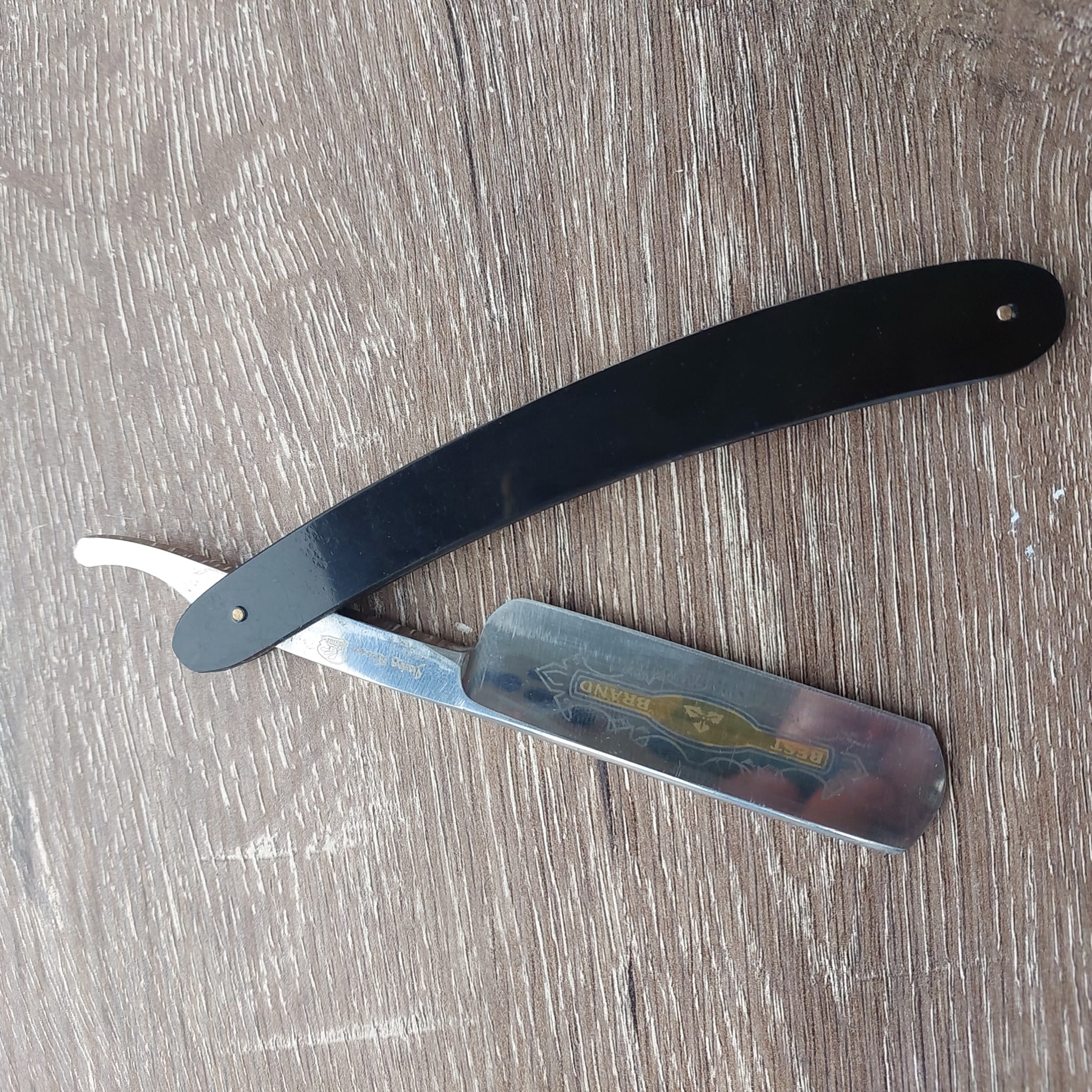 The Shave Factory Elegant Handcrafted Fixed Blade Straight Razor - Vin ...