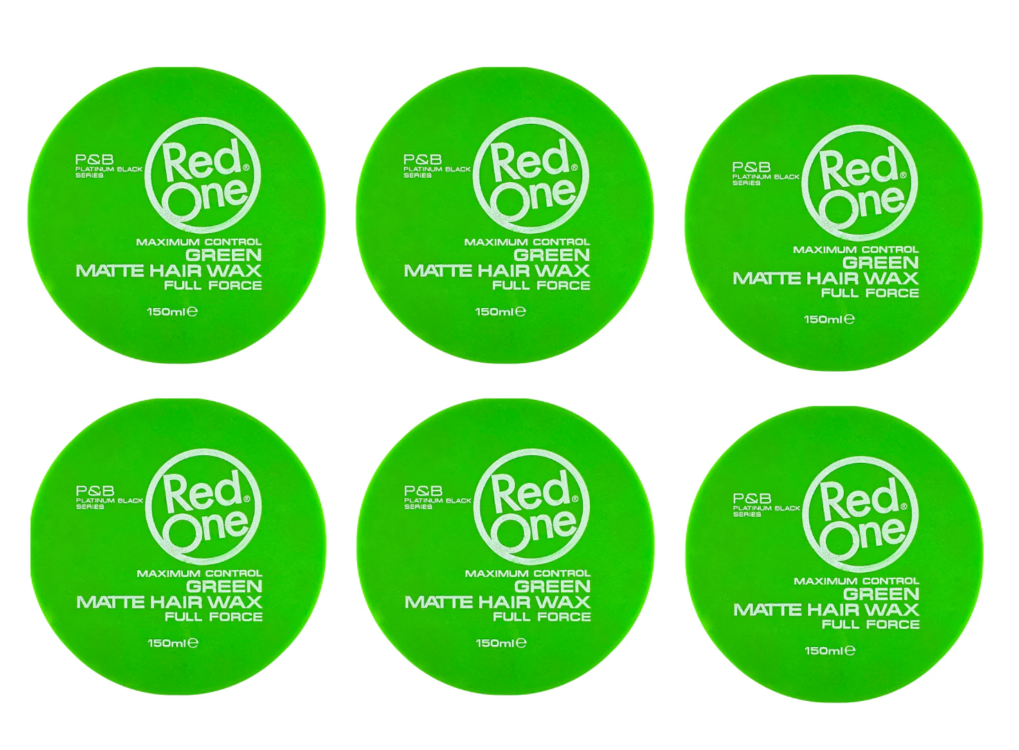 RedOne Matte Hair Wax Full Force Green 150ml x 6 Pieces – Shaving Market