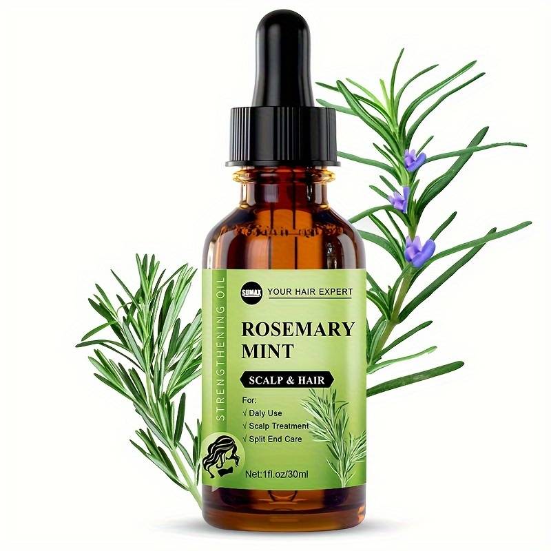 Rosemary Mint Scalp & Hair Strengthening Oil 30ml – Shaving Market