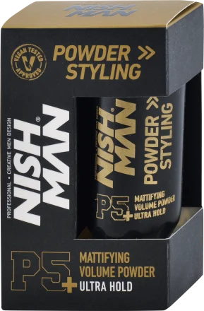 Nish Man Powder Hair Styling Wax Ultra Hold P5+ 20g – Shaving Market