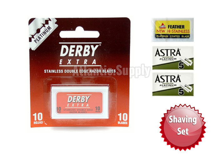 Double Edge Blades Trio Pack Astra Derby | Shaving Market